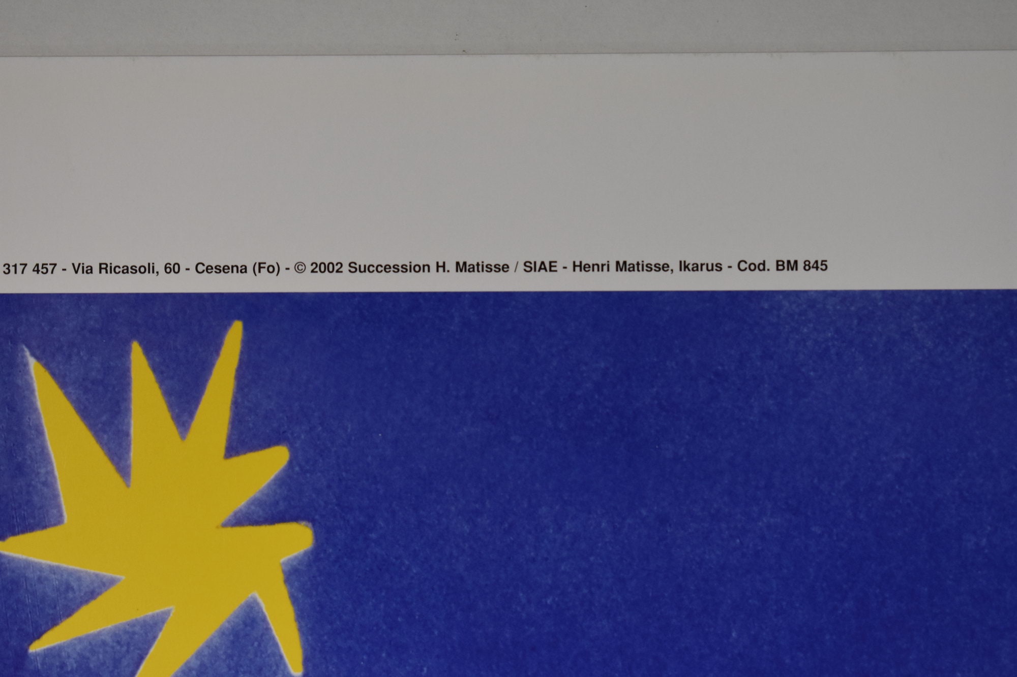 HENRI MATISSE icarus Original Vintage Poster - Etsy