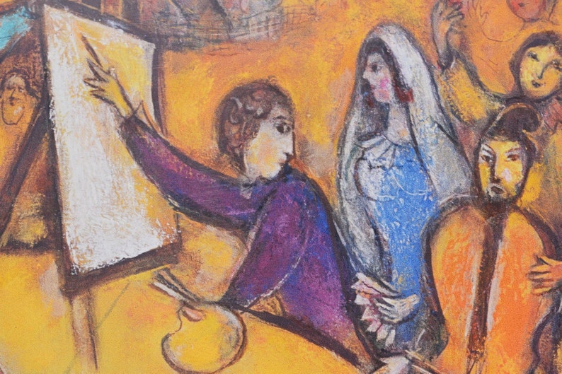 MARC CHAGALL the Dream Original Vintage Poster - Etsy