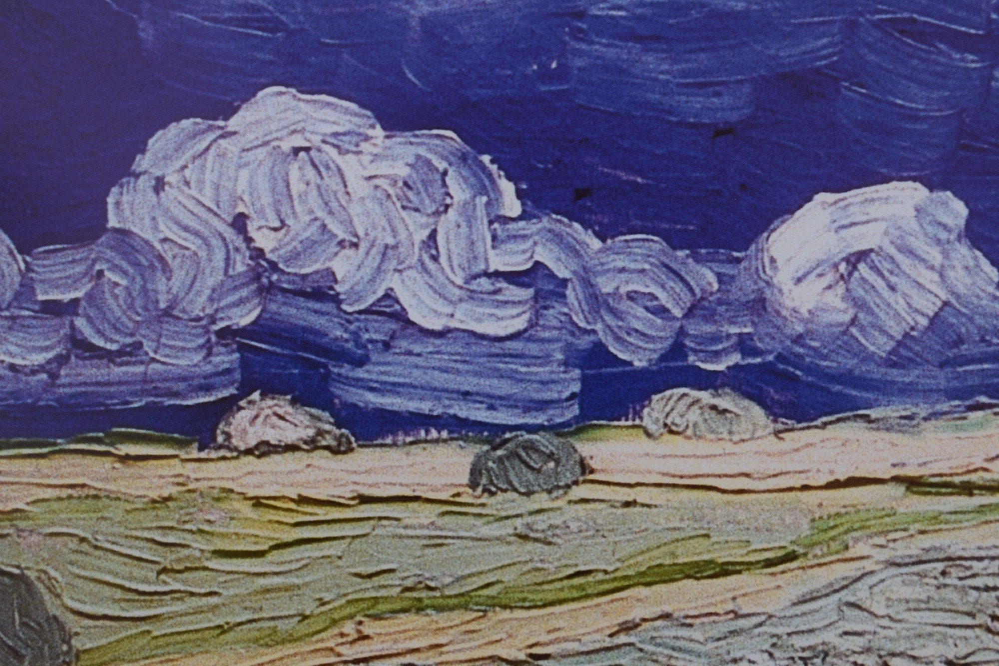 VINCENT VAN GOGH blue Skyes and White Clouds - Etsy