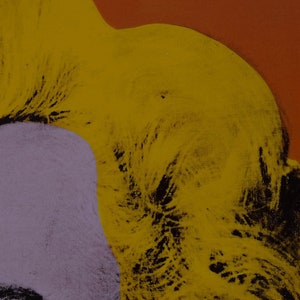 ANDY WARHOL orange Marilyn Original Vintage Poster Authorized by A ...