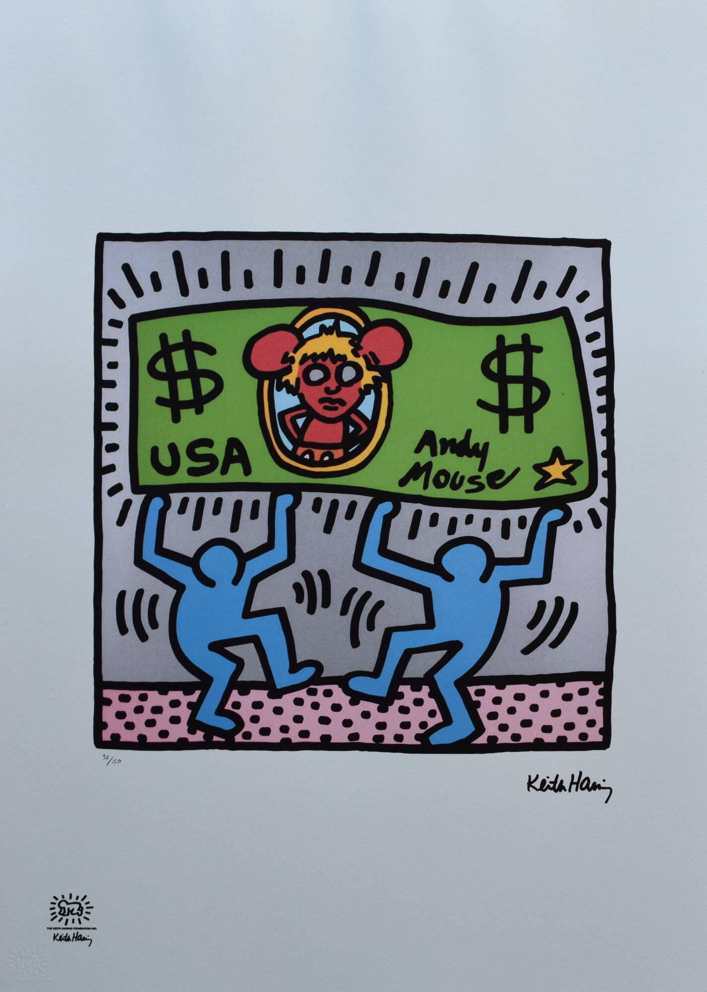 KEITH HARING handy Mouse Iii L.E. 92/150 - Etsy