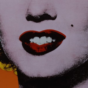 ANDY WARHOL orange Marilyn Original Vintage Poster Authorized by A ...