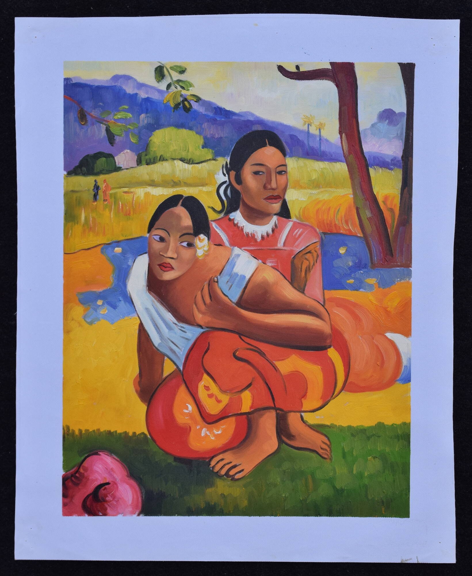 PAUL GAUGUIN nafea Faa Ipo Ipo Oil Painting Reproduction Cm 40x30 Hand ...