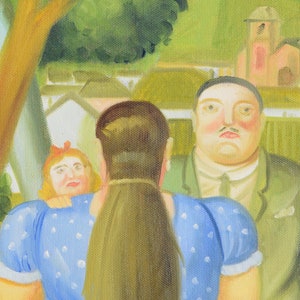 FERNANDO BOTERO the Family Oil Painting Reproduction Hand Made - Etsy