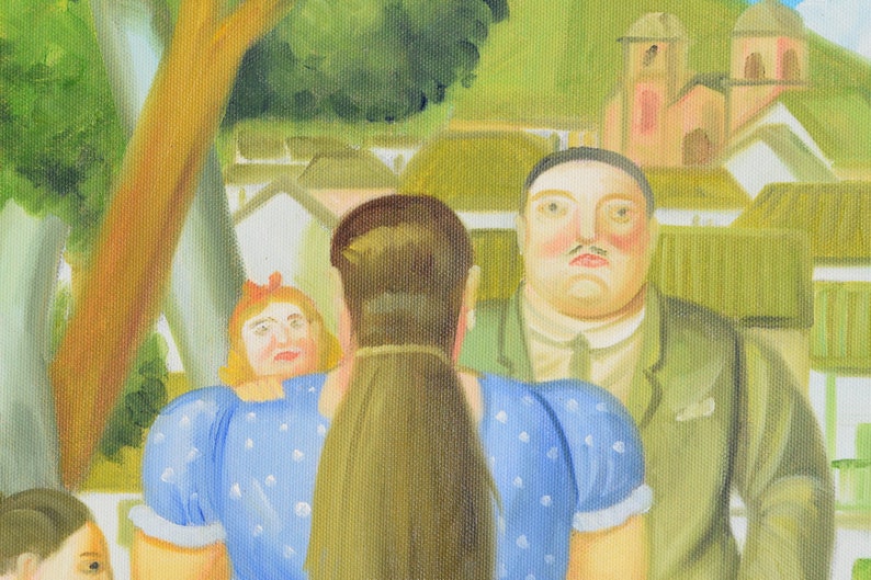 FERNANDO BOTERO the Family Oil Painting Reproduction Hand Made - Etsy