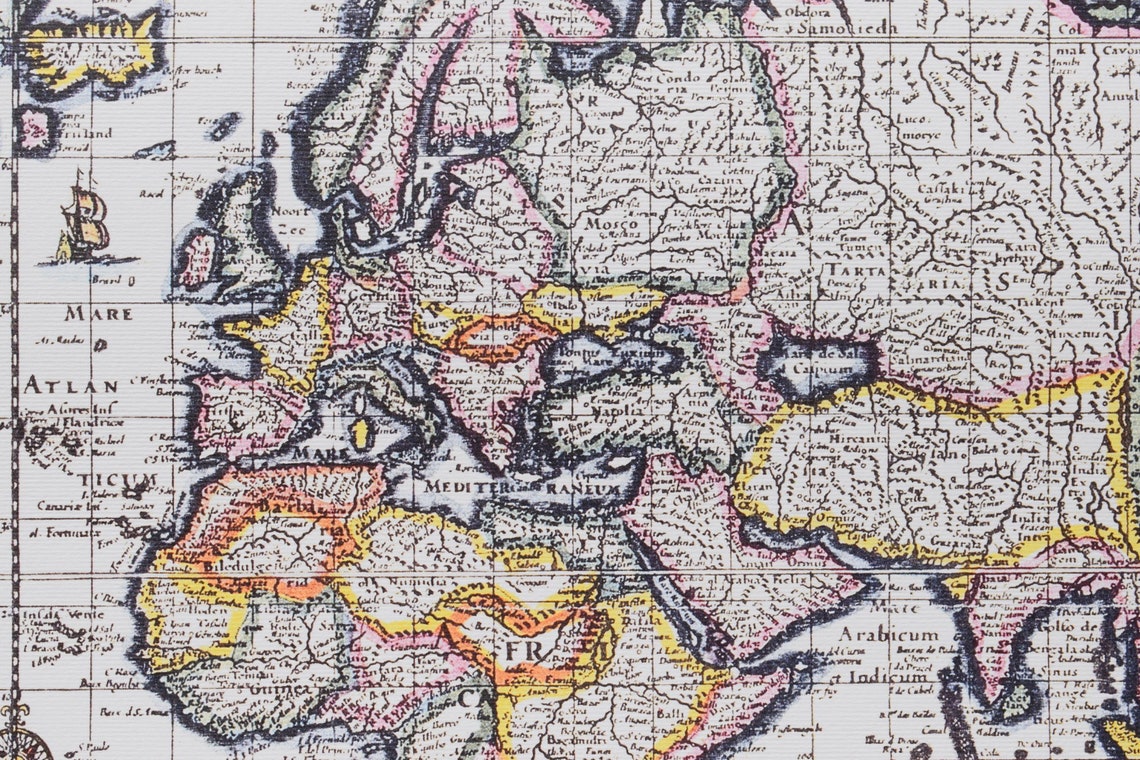 PLANISPHERE reprint of Antique Planisphere - Etsy