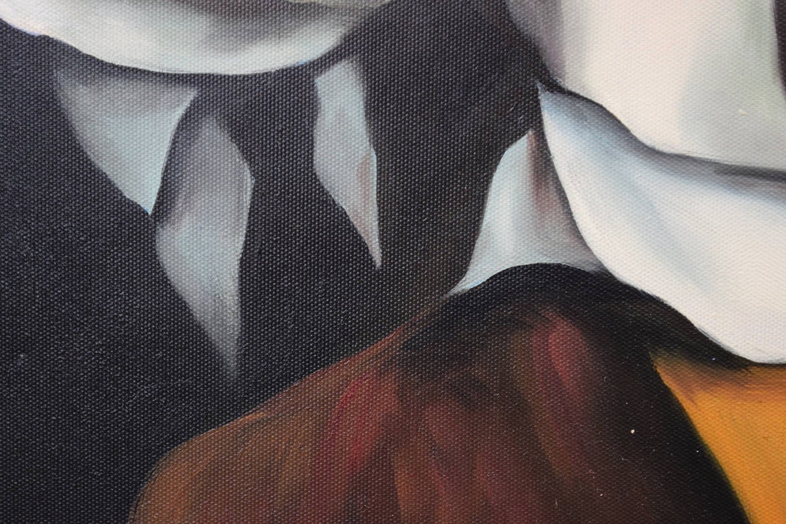 RENE' MAGRITTE the Lovers I Oil Painting Reproduction Hand Made 40x50 ...