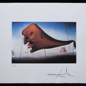 SALVADOR Dalì' sleep Original Lithography L.E. DCIII/MM 80's - Etsy