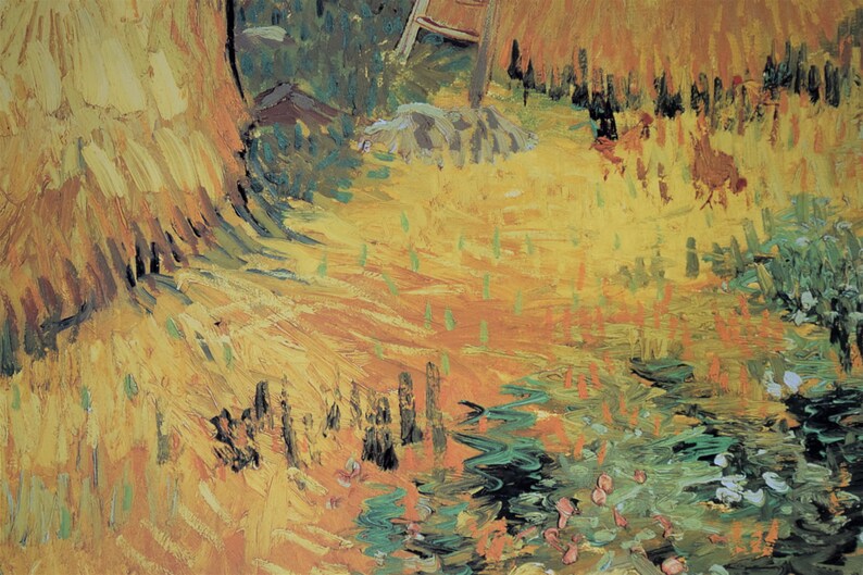 VINCENT VAN GOGH Haystacks in Provence Original | Etsy