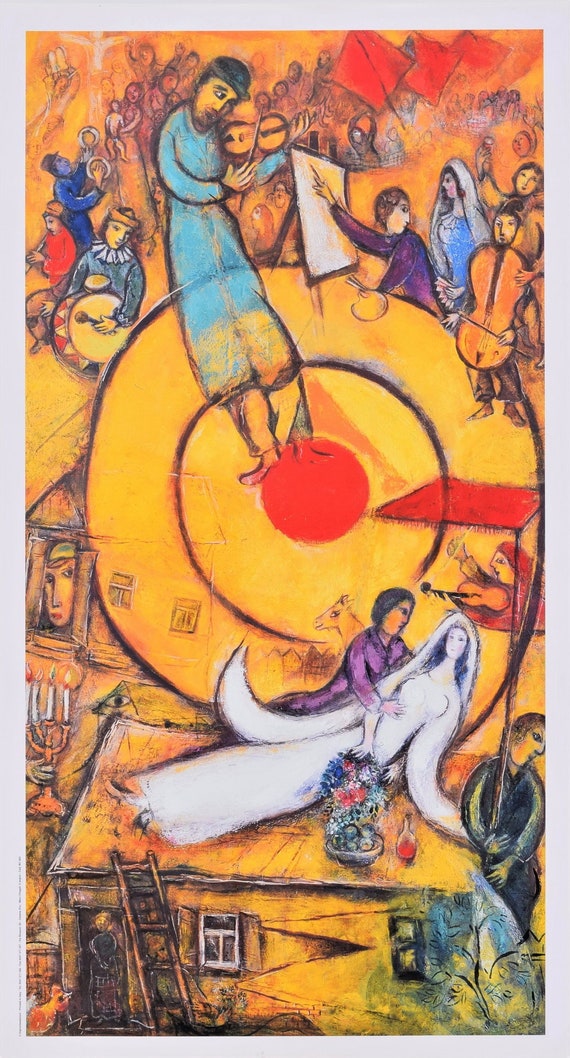 MARC CHAGALL the Dream Original Vintage Poster - Etsy