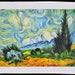 VINCENT VAN GOGH cornfield With Cypress to the Right Hand Made Oil ...
