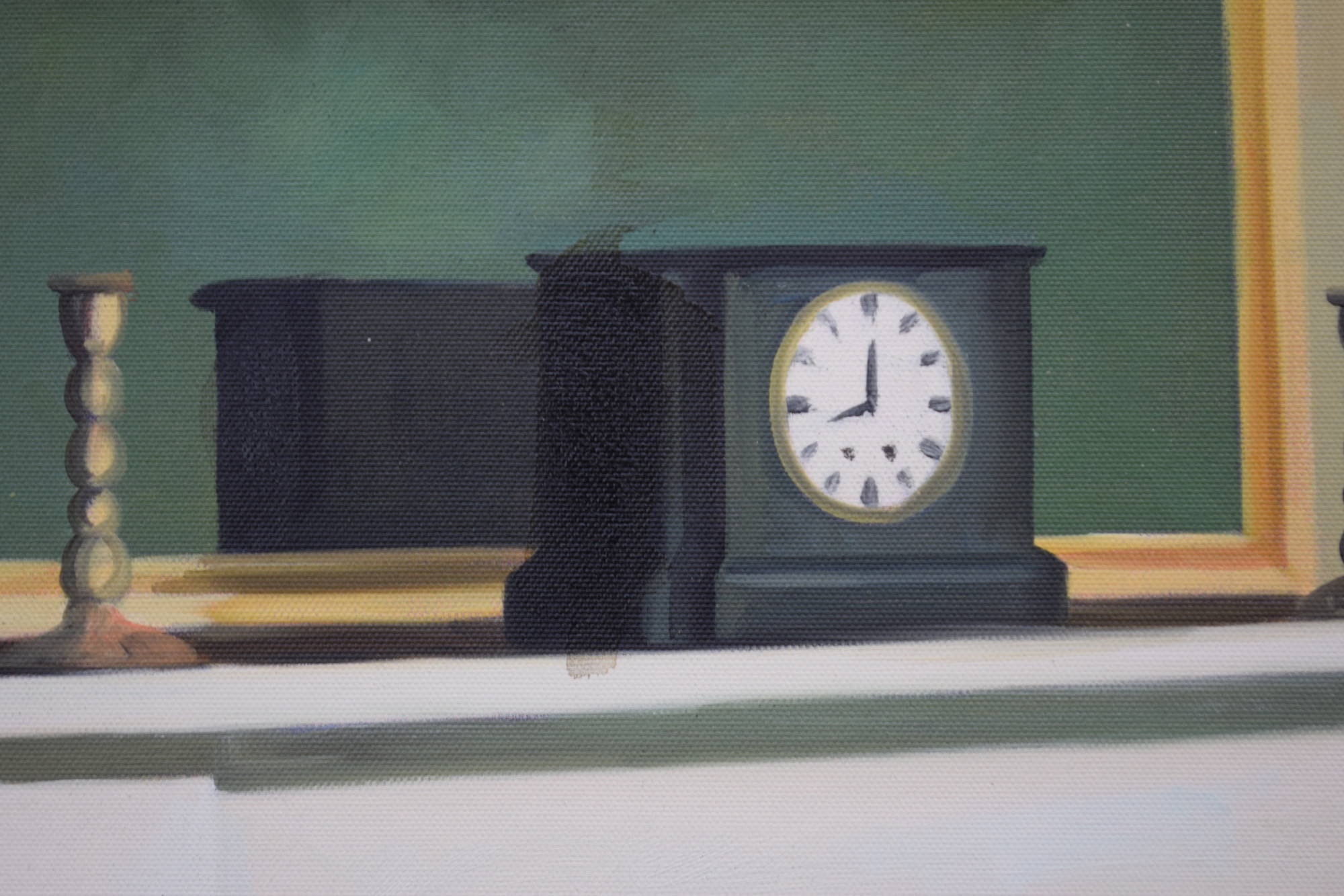 RENE' MAGRITTE time Transfixed Oil Painting Reproduction Hand Made ...