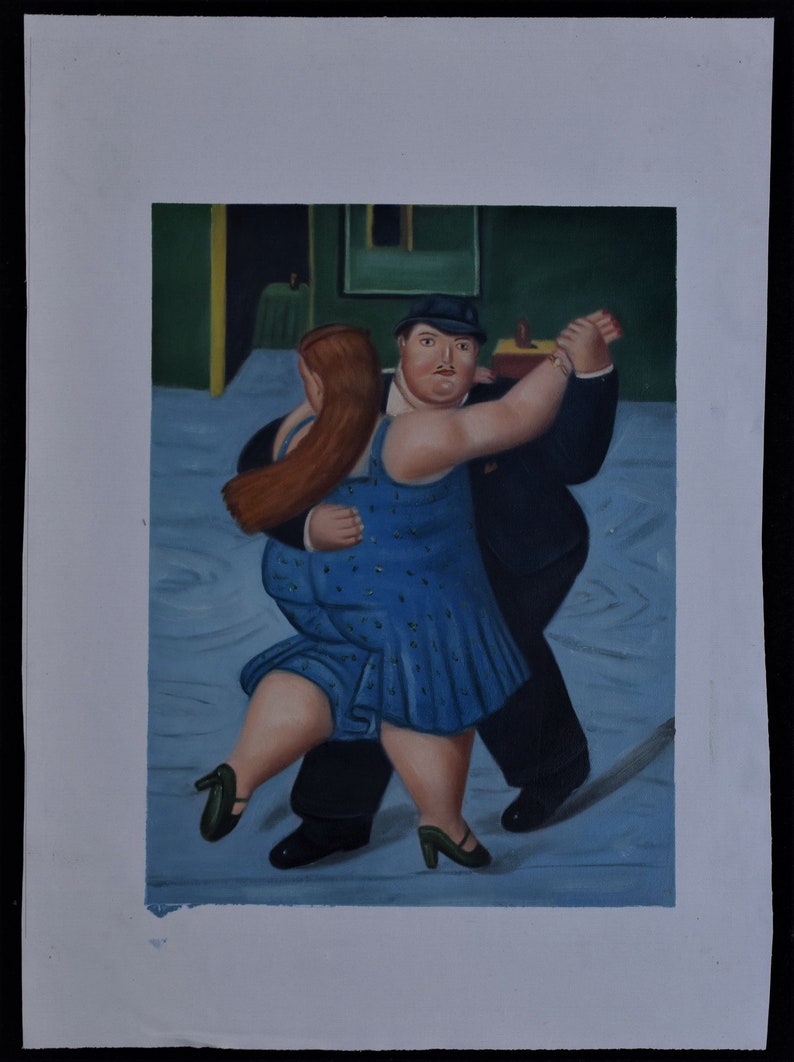 FERNANDO BOTERO the Dancers B Oil Painting Reproduction Hand Made - Etsy
