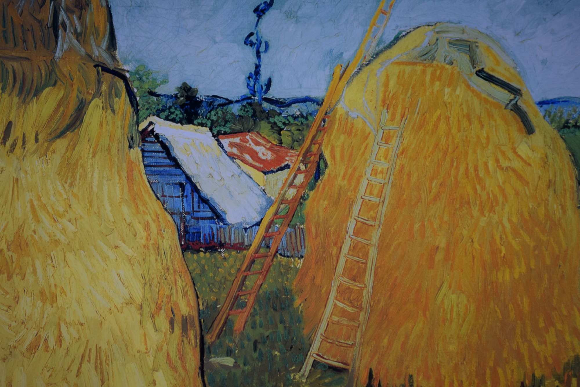 VINCENT VAN GOGH Haystacks in Provence Original | Etsy