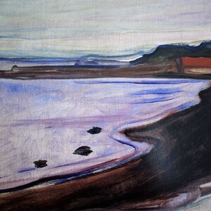 EDWARD MUNCH youth on the Beach Original Vintage Poster Printed for ...