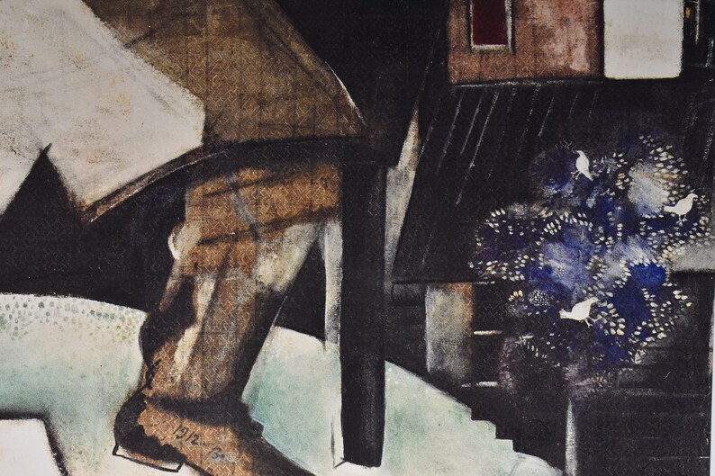 MARC CHAGALL Der Geiger Original Vintage Poster Druckjahr 2002 - Etsy.de