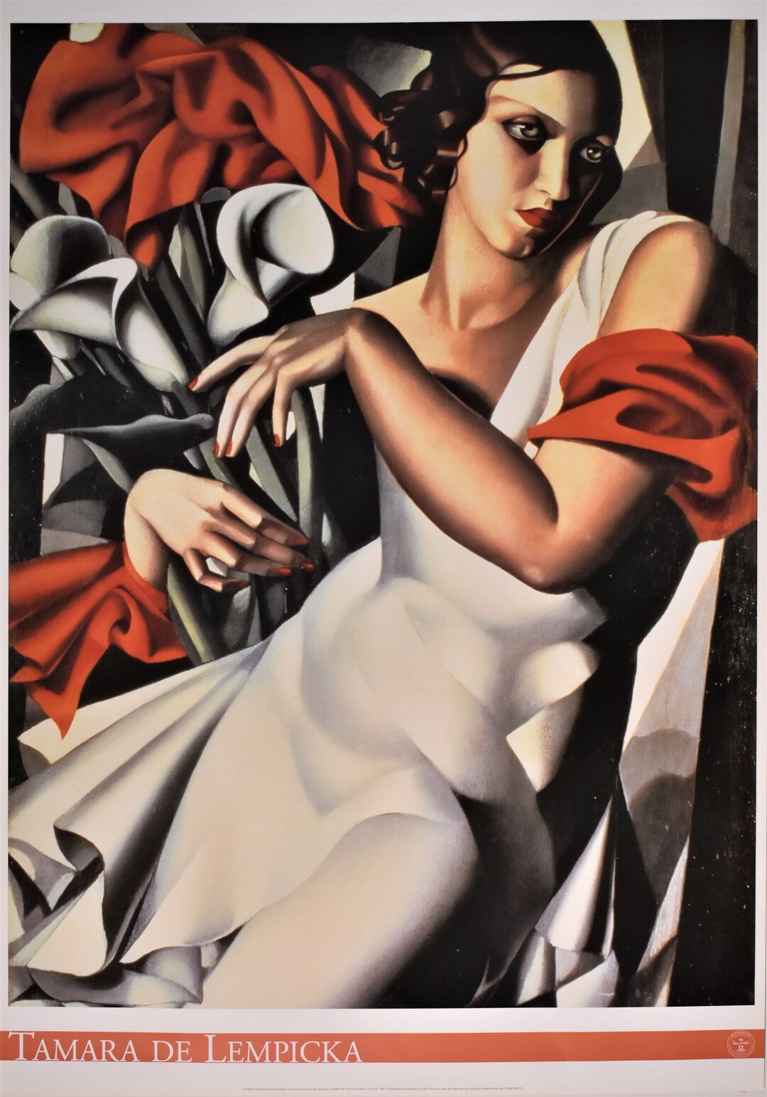 TAMARA DE LEMPICKA portrait of M.me Ira Perrot Original Vintage Poster ...