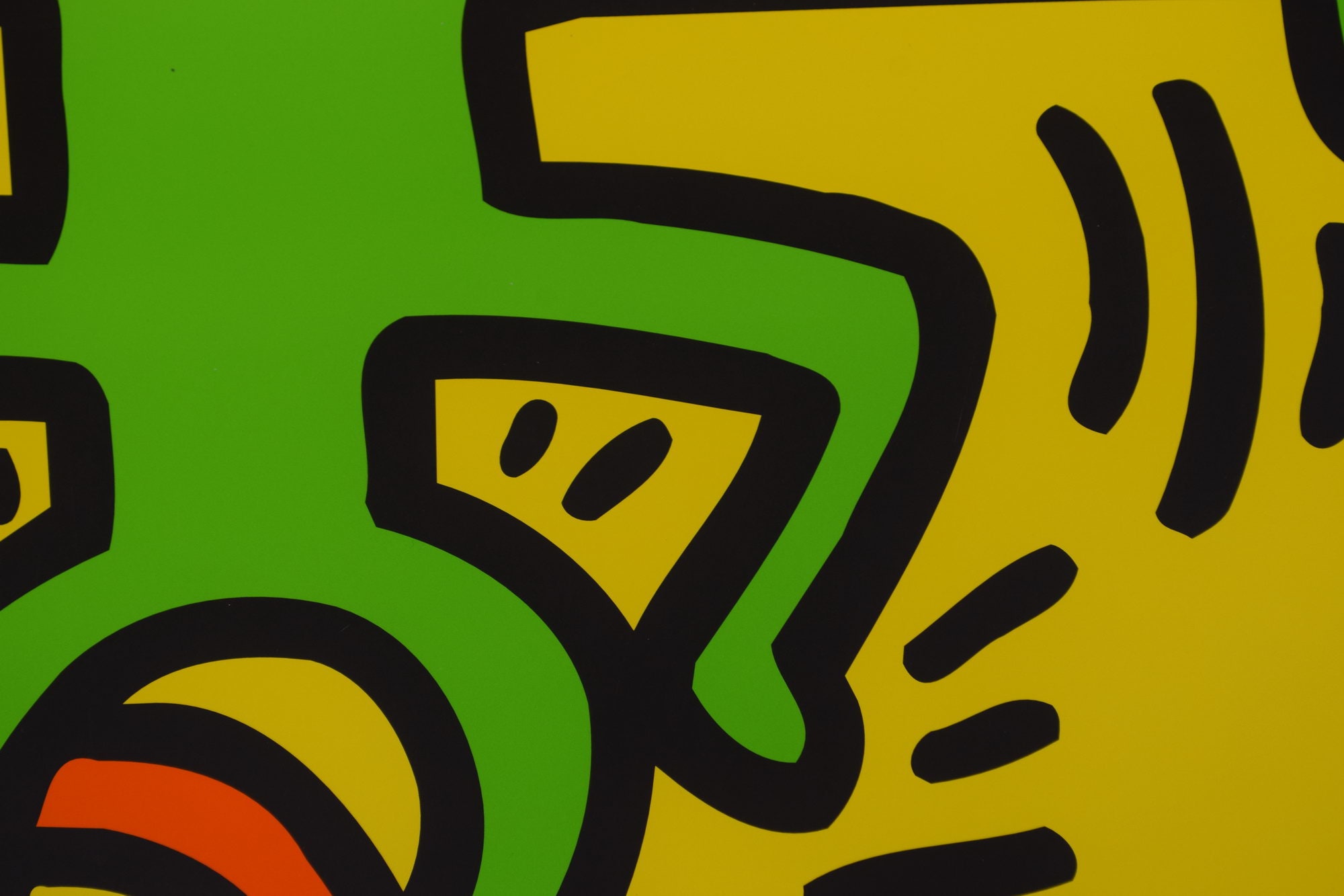 KEITH HARING headstand Original Vintage Poster - Etsy