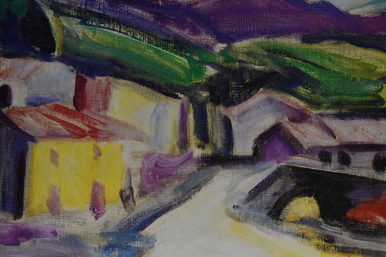 Maurice De Vlaminck the Bridge at Chatou - Etsy