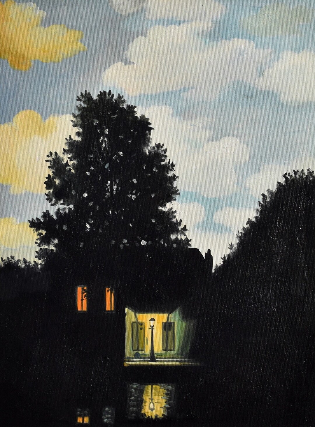 RENE' MAGRITTE the Empire of Light Ii Oil - Etsy