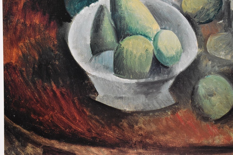 PABLO PICASSO vase With Fruit Original Vintage Poster the Hundred ...