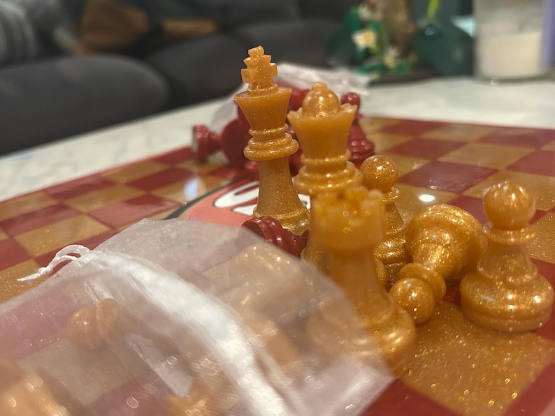 Custom Sports Team Resin Chess Set: Football, Baseball, Basketball ...