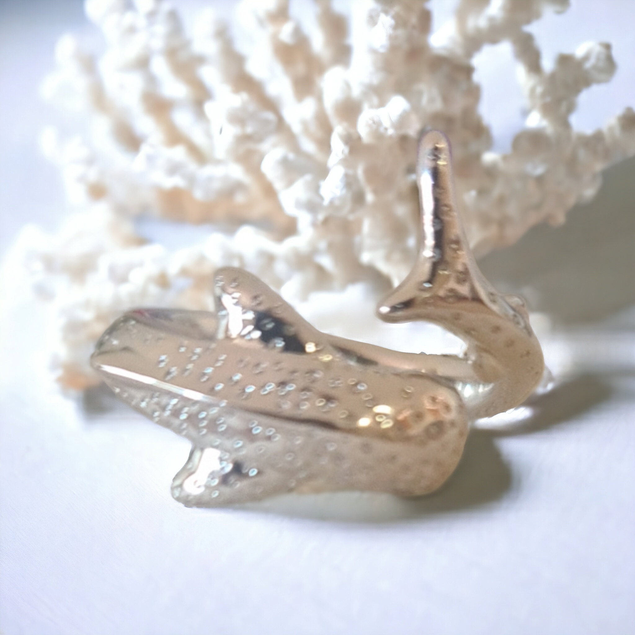 Ningaloo Sterling Silver Whale Shark Ring - Etsy