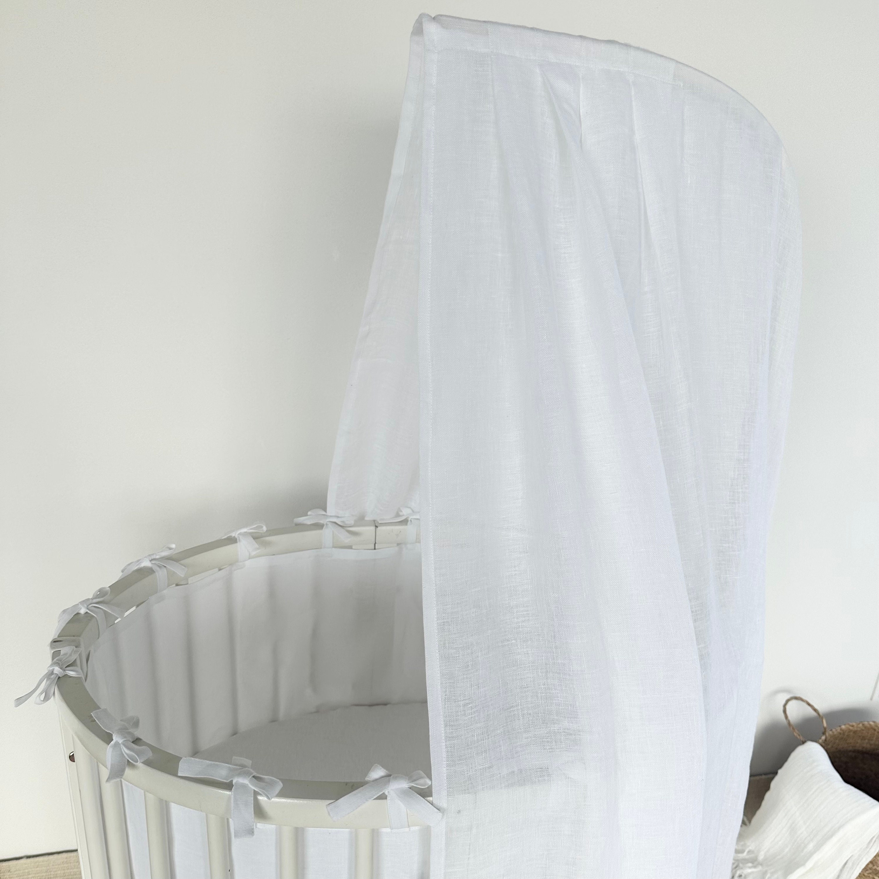 Natural Linen Liner for Stokke Crib - Etsy