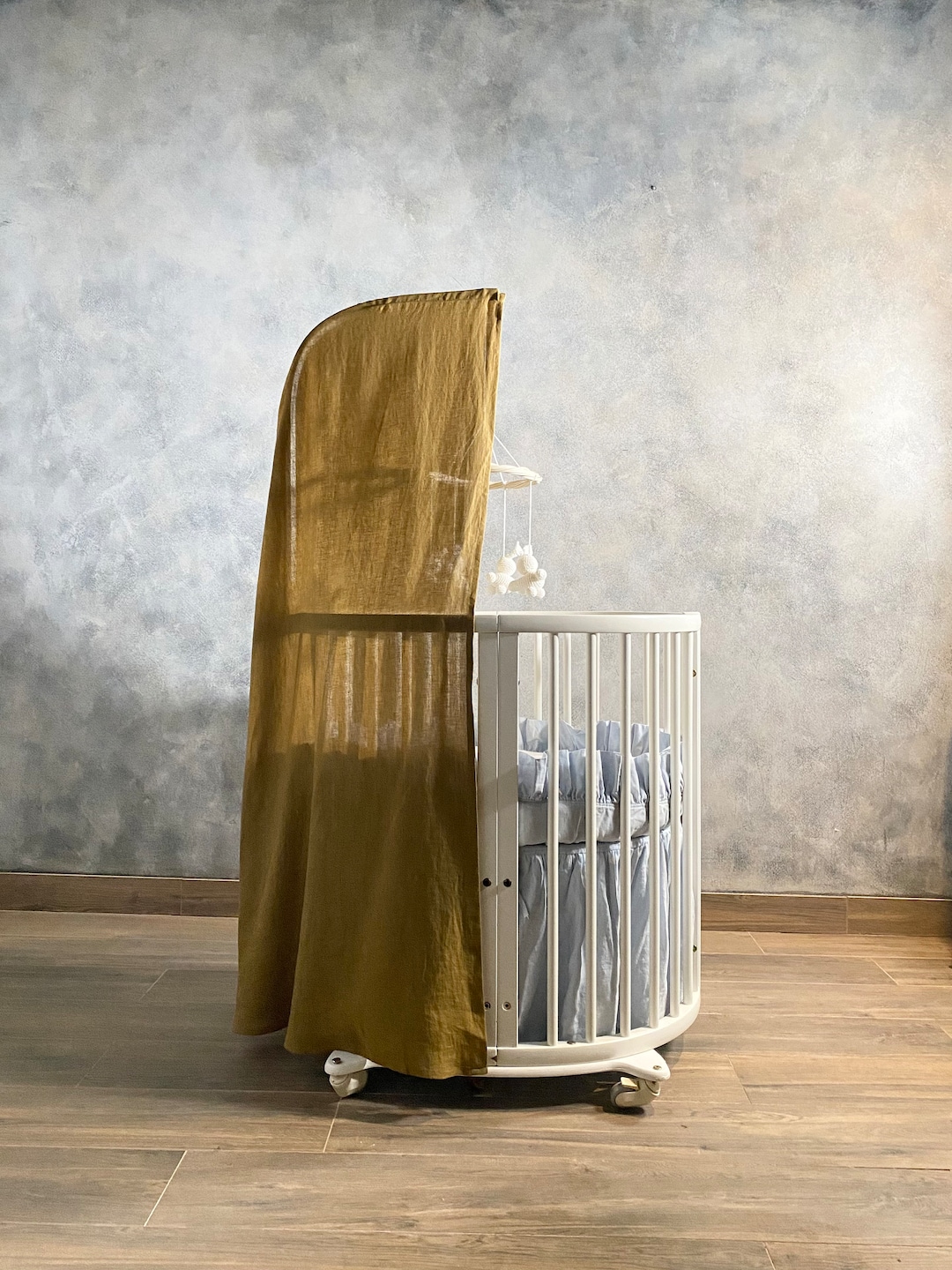 Natural Linen Canopy. Stokke Mini Veil - Etsy
