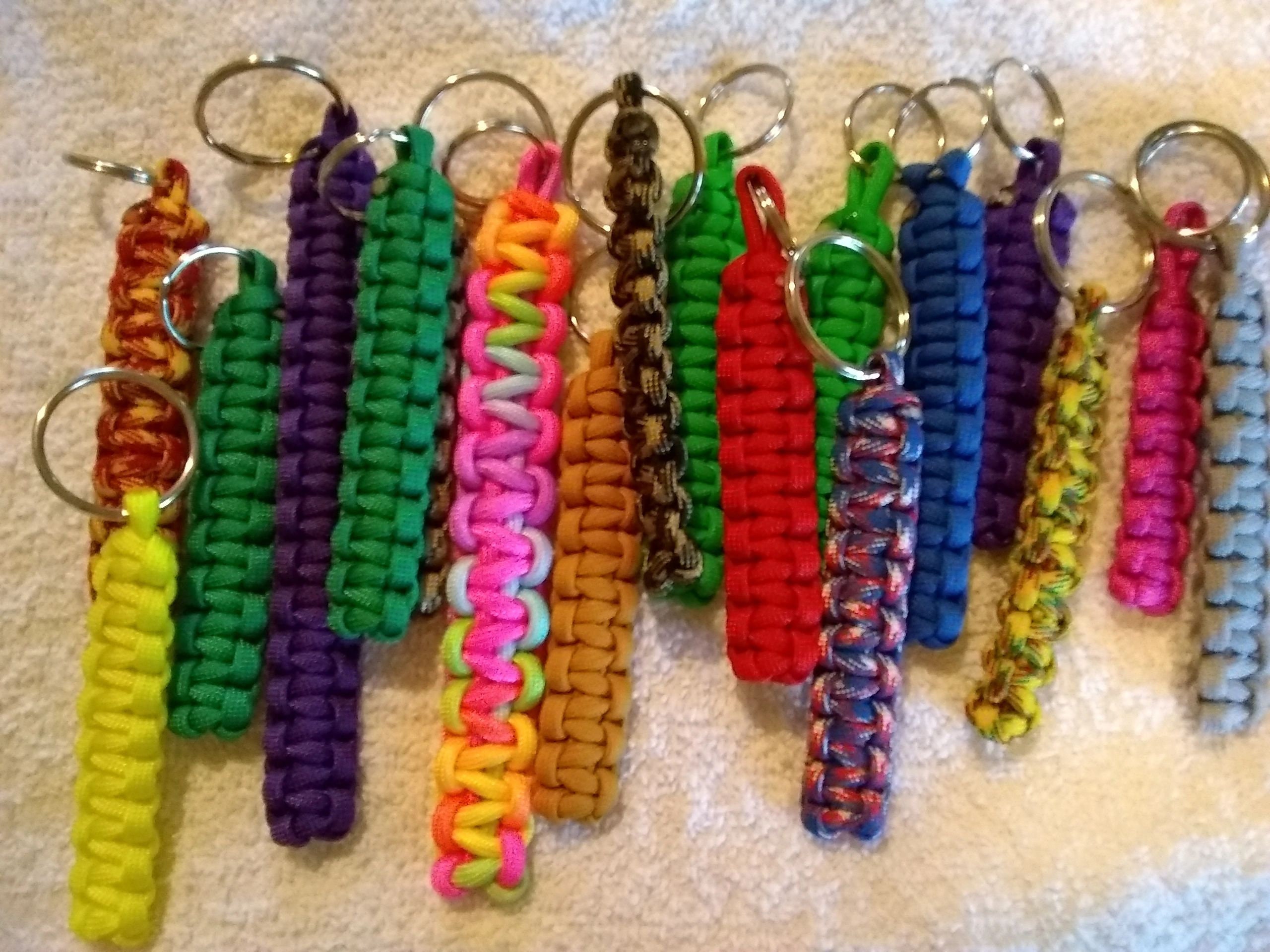 Solid Colored Key Chains Hand Crafted Key Chains Lanyards Key Rings solid-colored-key-chains-hand-crafted-key-chains-lanyards-key-rings