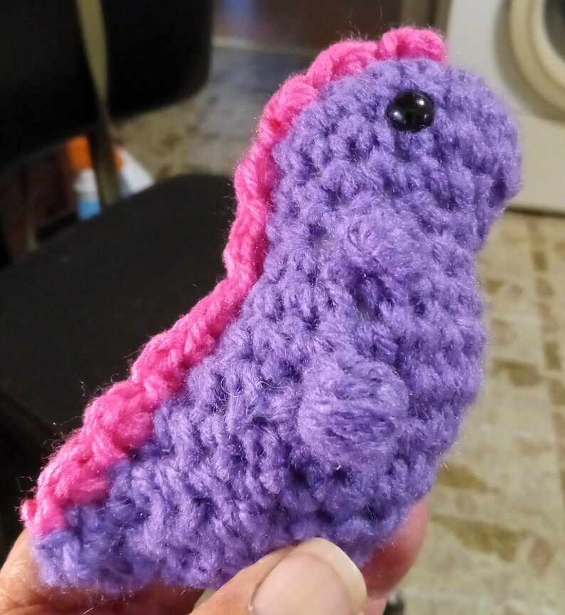 Mini Crocheted Animals, Pink Pig, Cats, Purple Dino, Octopus, Jellyfish ...