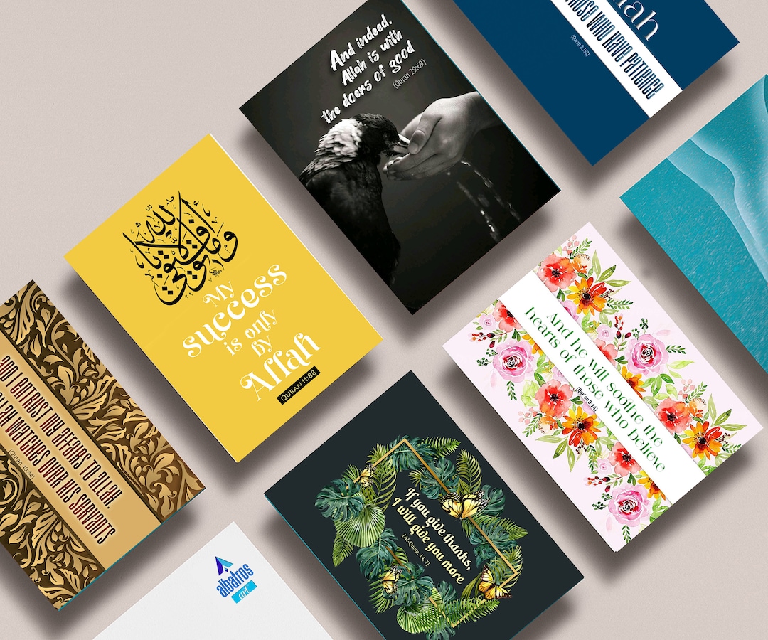 6 Pcs Islamic Stickers From QUOTES Muslim Stickers Quran Verse, Hadith ...