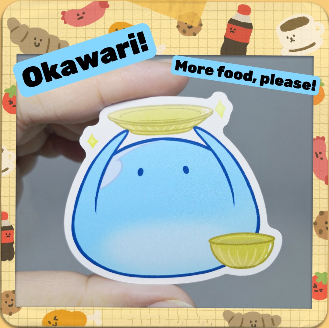 Fanart Stickers - Big Sui Slime Campfire Cooking Tondemo Skill - Etsy