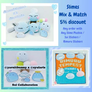 Crochet Anime Slime Plushie Reincarnated Rimuru Tempest / Sui Campire ...