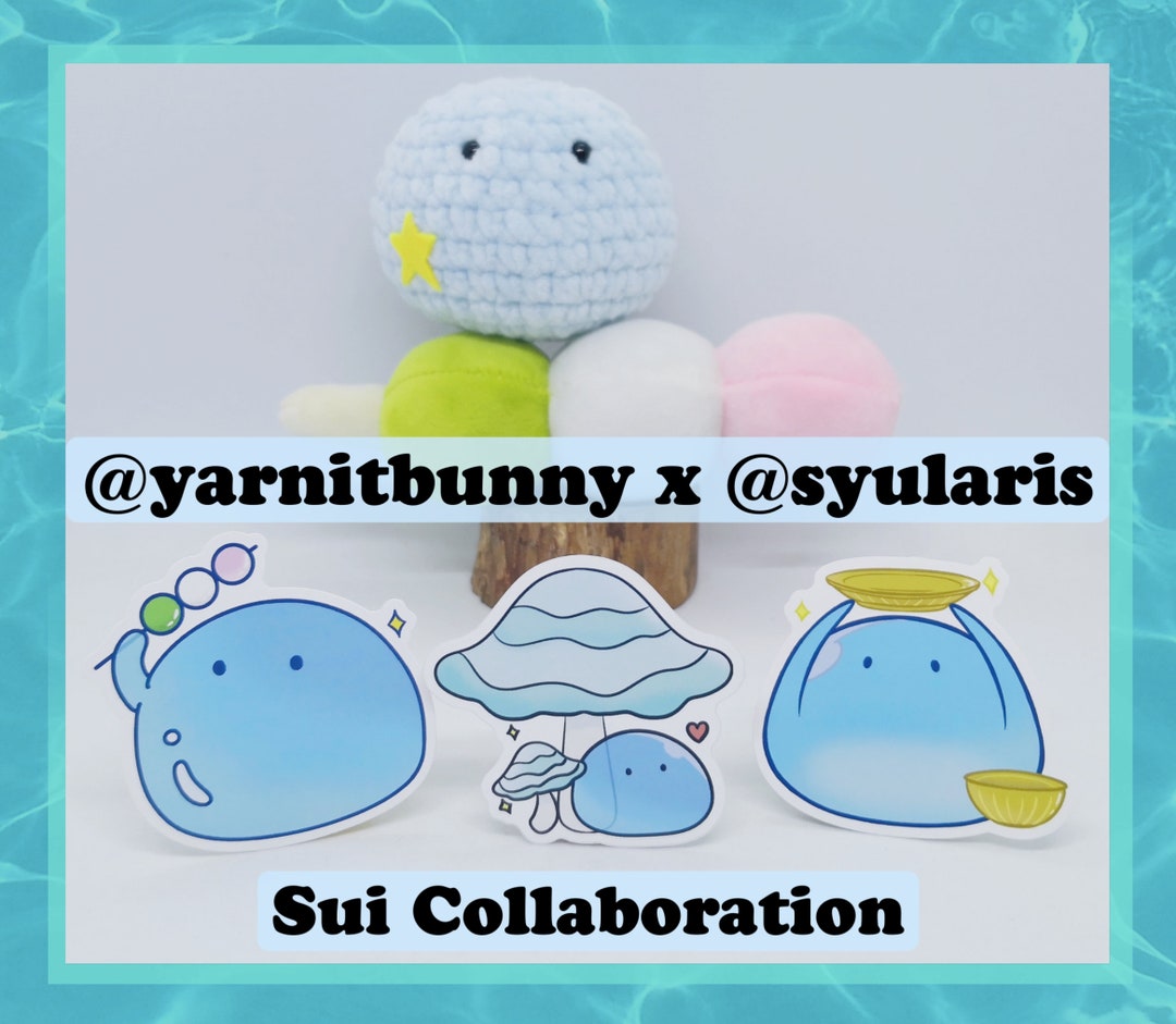 Fanart Stickers - Big Sui Slime Campfire Cooking Tondemo Skill - Etsy