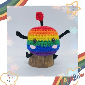 Crochet Stardew Valley PRIDE Rainbow Junimo Plushie - Etsy