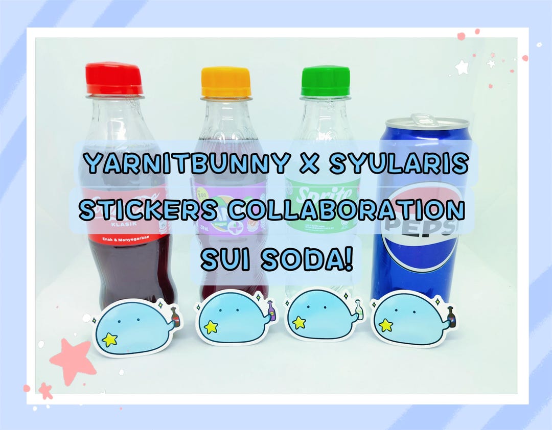Fanart Stickers - Slime Sui Soda! Campfire Cooking Tondemo Skill - Etsy