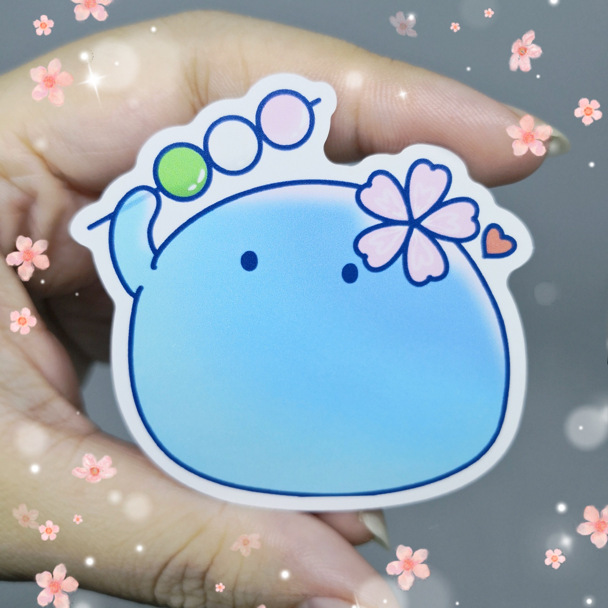 Fanart Stickers - Big Sui Slime Campfire Cooking Tondemo Skill - Etsy
