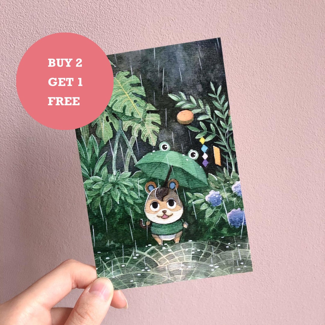 Animal Crossing Hamlet Animal Crossing Postcard Print ACNH - Etsy France