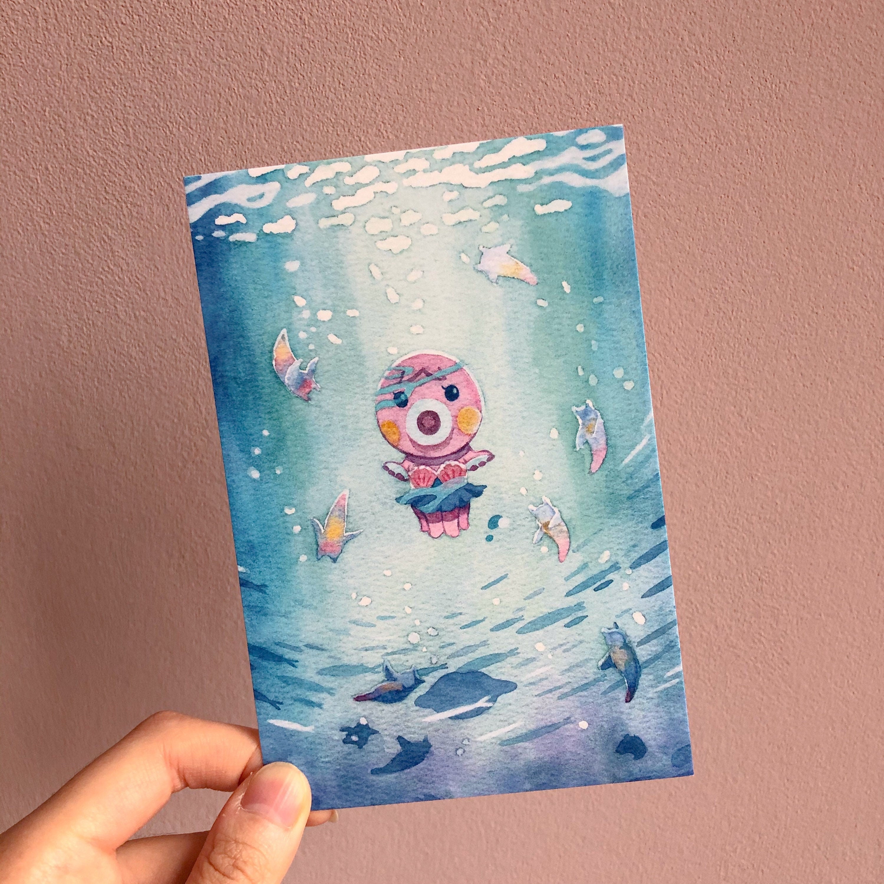 Animal Crossing Marina 2 Animal Crossing Postcard Print - Etsy