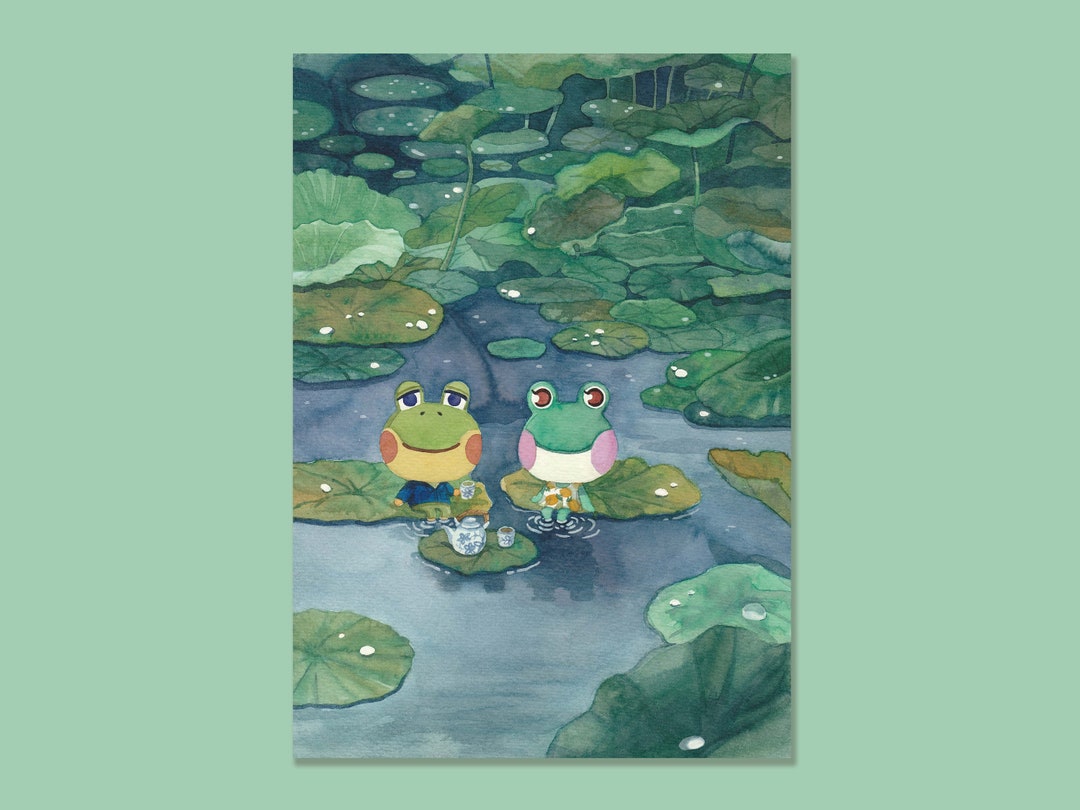 Animal Crossing Lily & Henry Animal Crossing Postcard Print ACNH Animal ...