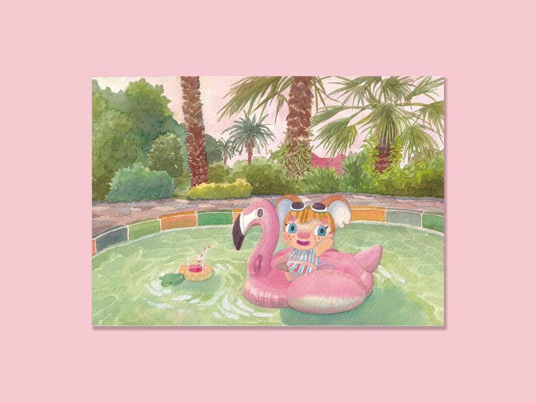 Animal Crossing Alice - Animal Crossing Postcard Print - ACNH - Animal ...