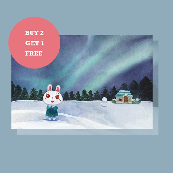 Animal Crossing Ruby Animal Crossing Postcard Print ACNH - Etsy