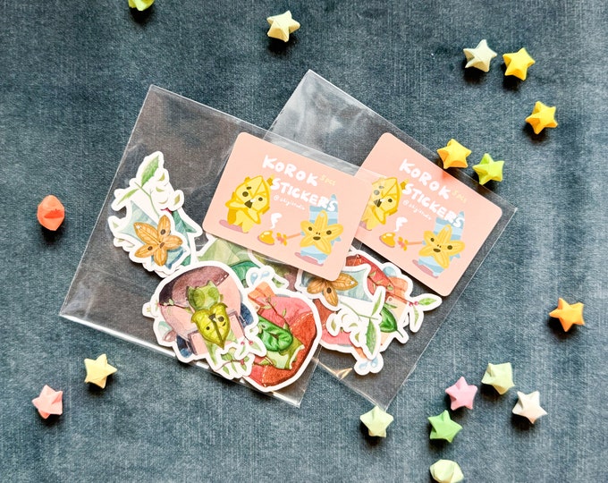 Korok Sticker Pack - 5 Glossy Vinyl Stickers - Zelda - Tears of the ...
