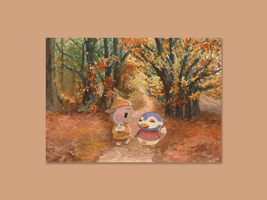 Animal Crossing Ellie - Flo - Animal Crossing Postcard Print - ACNH ...