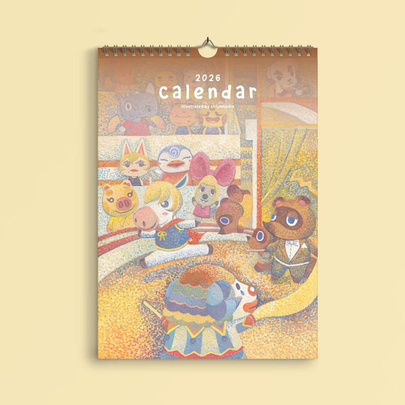 A4 Calendar 2026 Animals - Etsy