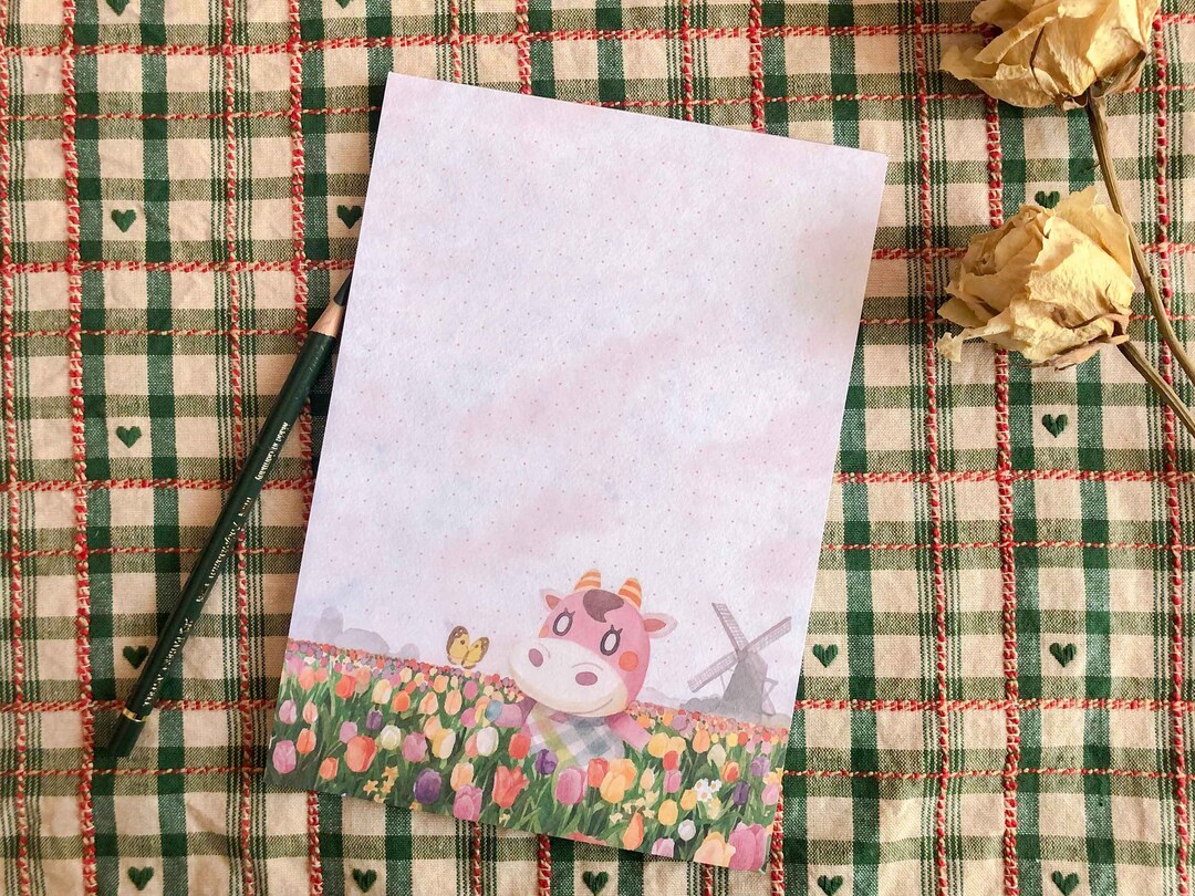 Watercolor Animal Crossing Notepad: Norma A5 Writing Pad - Etsy