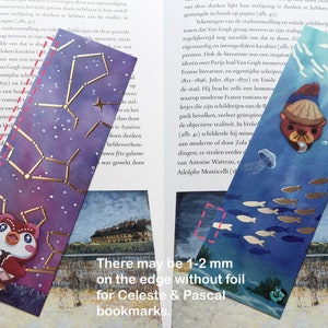 Foiled Bookmarks - Flick - Celeste - Pascal - Blathers - Animal ...