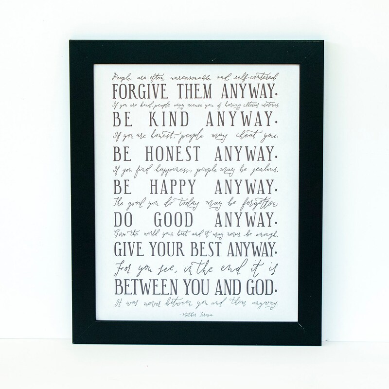Be Kind Anyway - Etsy