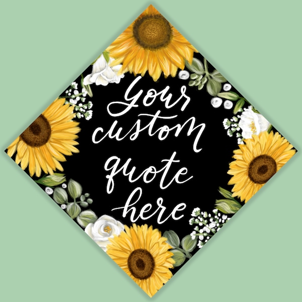 Floral Grad Cap - Etsy